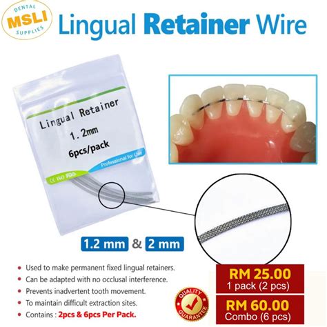 Ready Stock Lingual Retainer Wire 🟢 Msli Dental Supplies