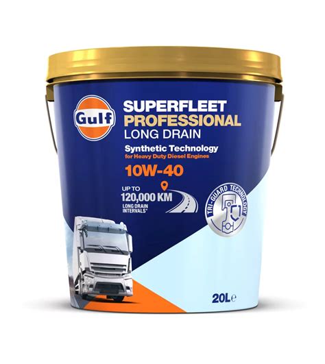 Gulf Superfleet Professional Long Drain 10w 40 20 Liter