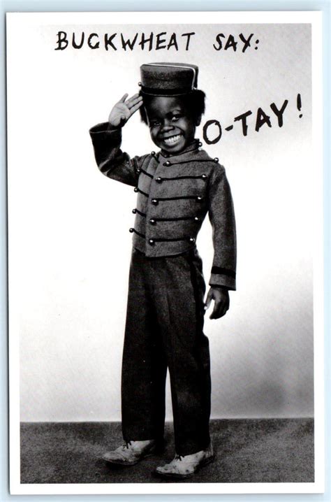 2 Postcards The Little Rascals Cast And Buckwheat William Thomas 4x6