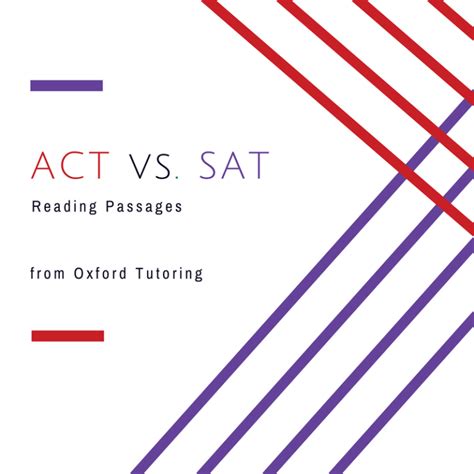 Act Vs Sat Reading Passages Oxford Tutoring