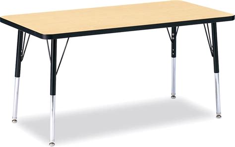 Berries Elementary Height Color Top Rectangle Table Home