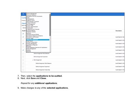 Setting Up Audits And Audit Reports Fusion Cloud Docx