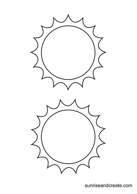 Free Printable Sun Shapes Download Free Printable Sun Shapes Png