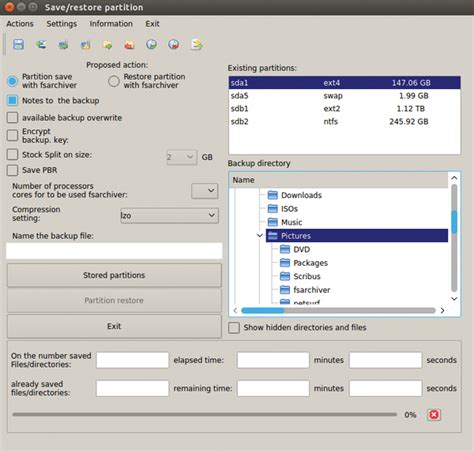 secure data images and more with qt4 fsarchiver 28 2016 archive