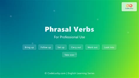 Phrasal Verbs Common Phrasal Verbs With “make” Explained Clearly With