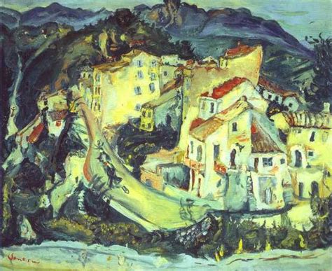 Landscape Of Cagnes C 1924 C 1925 Chaim Soutine