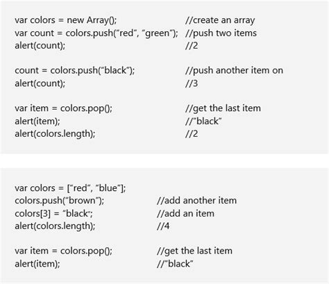 Stack And Queue Methods In JavaScript BccFalna Com ITeBooks In Hindi