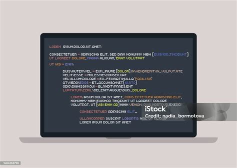 Kode Pemrograman Yang Ditulis Pada Layar Laptop Pengembangan Backend