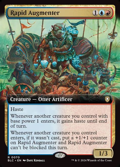 Rapid Augmenter Mtg Bloomburrow Commander 70 English Magic The