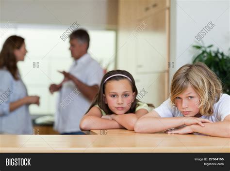 Sad Looking Siblings Image And Photo Free Trial Bigstock