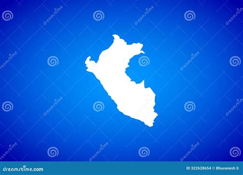 Peru Vector Map Isolated On White Background High Detailed Black Silhouette Map Of Peru