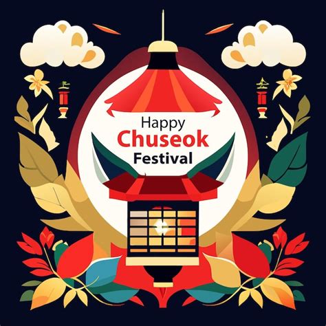 Premium Vector Flat Illustration For South Korean Chuseok Festival