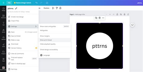 How To Add Bleed In Canva Pttrns