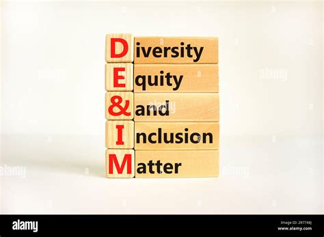 Dei Diversity Equity Inclusion Matter Symbol Concept Words Dei