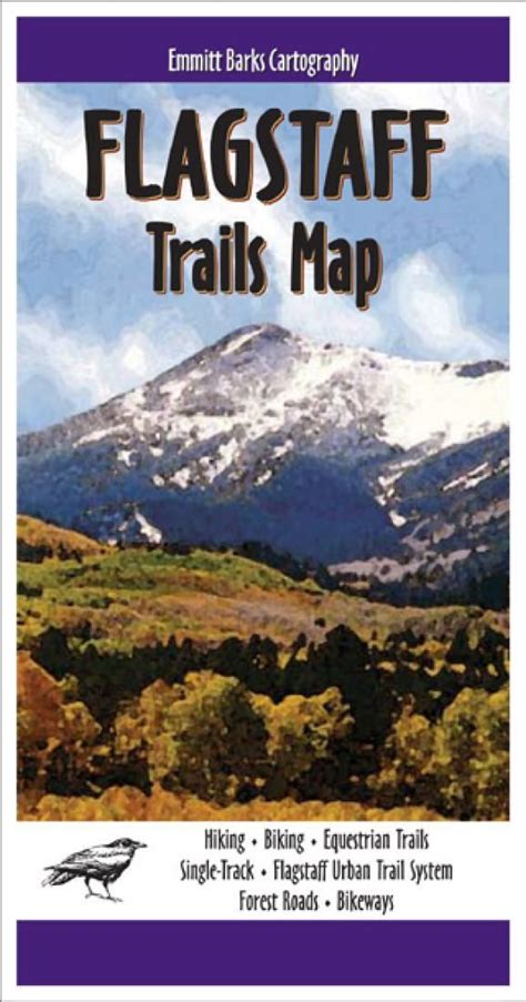 Flagstaff Arizona Trails Map By Emmitt Barks Cartography Trail Maps