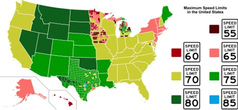 Speed Limits In The United States Wikipedia