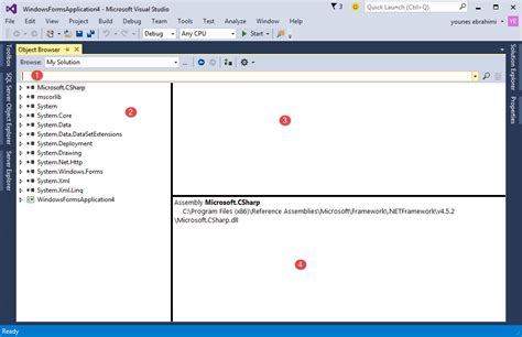 Object Browser Visual Studio