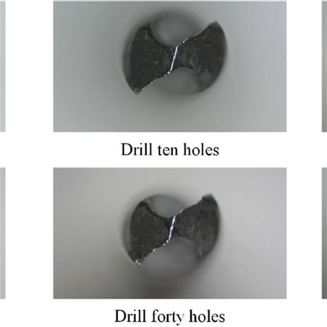 Drill Wear Category Chart During The Experiment A Fracture Occurred
