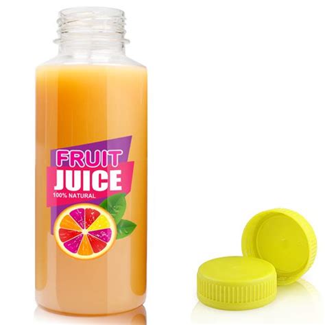 400ml Recycled Plastic Juice Bottle And Cap Juice Bottles Ampulla