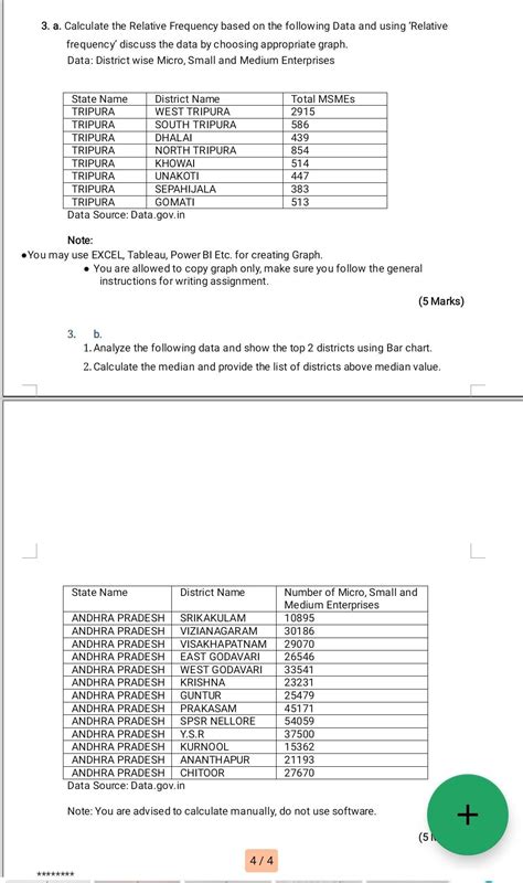 3 A Calculate The Relative Frequency Based On The