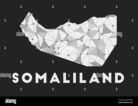 Somaliland Communication Network Map Of Country Somaliland Trendy