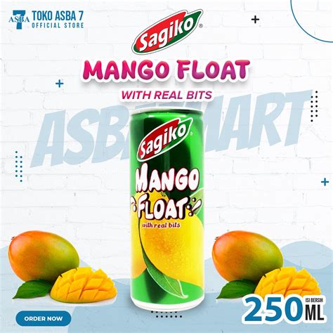 Sagiko Mango Float 250 Ml Asba Jaya Berkah