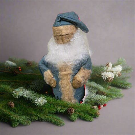 Wee Santa Blue The Tin Bin