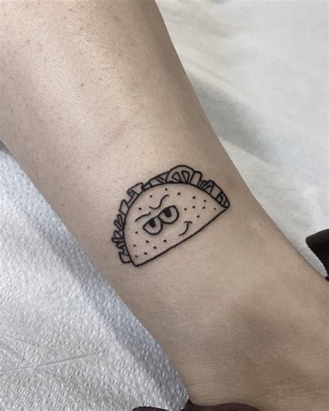 Traditional Taco Tattoos Hannah Rowley Valei Arts Tattoo