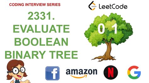 Evaluate Boolean Binary Tree | Leetcode 2331 | Amazon Google Facebook interview question - YouTube