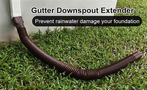 Polardays 7ft Long Gutter Downspout Extensions Outer Diameter 3 Downspout Extender For