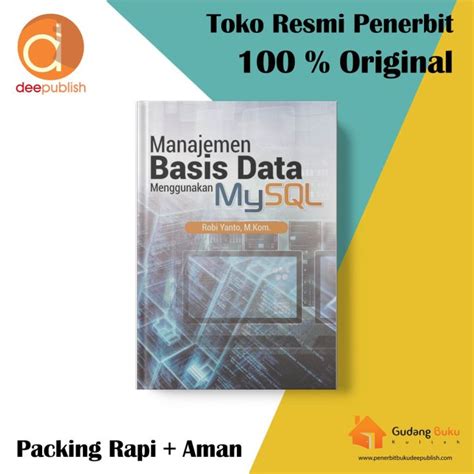 Buku Manajemen Basis Data Menggunakan Mysql Lazada Indonesia