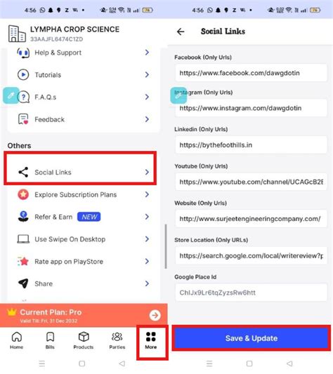 How To Add Social Links On Swipe In Mobile General Swipe
