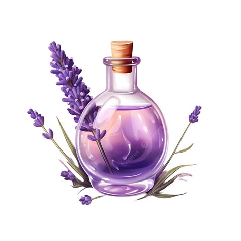 Hình ảnh Bottle Of Lavender Essential Oil With A Dropper For