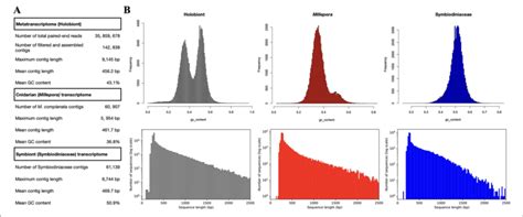 A M Complanatas Metatranscriptome Assembly Statistics B
