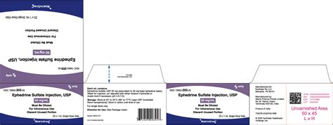 Dailymed Ephedrine Sulfate Injection