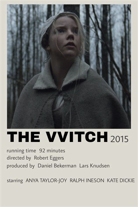 The Witch Polaroid Poster Фильмы Винтажная ночная рубашка Сериалы