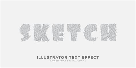 Text Effect Illustrator Style Effect 1363913 Vector Art At Vecteezy
