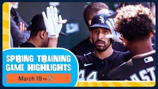 Highlights Colás And Zavala Blast Home Runs In Win Vs Mariners 3 19 23 By Chicago White Sox