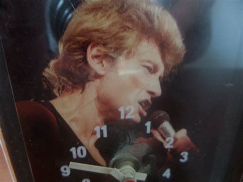 Johnny Hallyday Presentoire Plv Horloge Pendule Zenith 84
