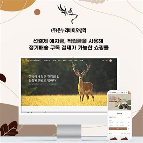 선결제 예치금 적립금을 사용해 정기배송 구독 결제가 가능한 쇼핑몰 쇼핑몰 신규 제작 포트폴리오 크몽