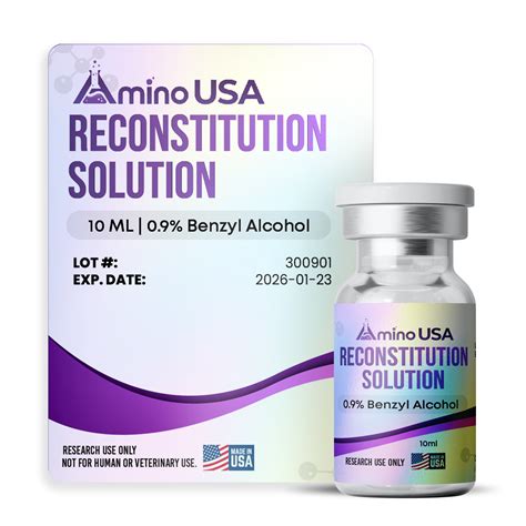 Reconstitution Solution 10ml Amino Usa