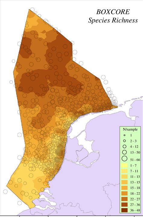 The Biodiversity Species Richness Per Sample Of The Macrobenthos Of