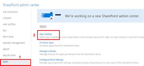 Sharepoint Online App Catalog Beyond Intranet