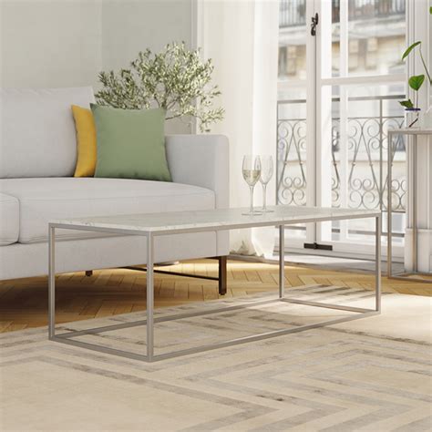 Conran Chelsea Style Kensington Marble Rectangular Coffee Table