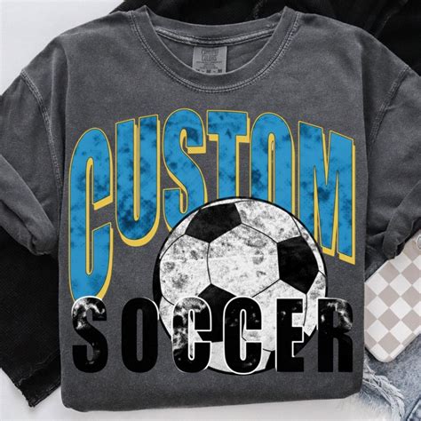Personalized Mascot Soccer Png Custom Team Design Digital Download Etsy