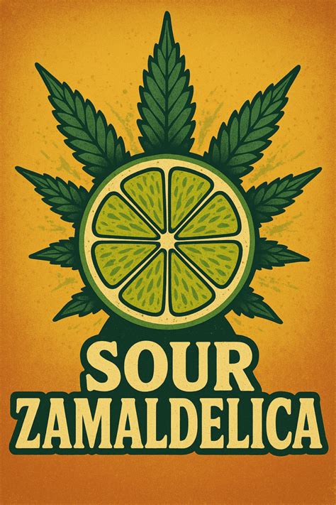 Sour Zamaldelica Regular Cannabis Seeds Just Cannabis Seeds