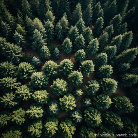 Single Trees Transformation In Forest Ecosystem Stable Diffusion Online