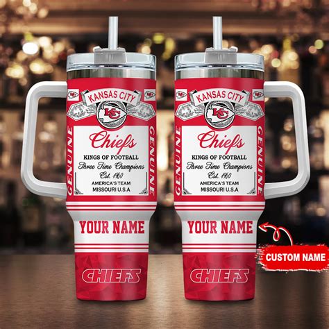 Kansas City Chiefs Nfl Custom Stanley Cup 40 Oz 30 Oz Tumbler With
