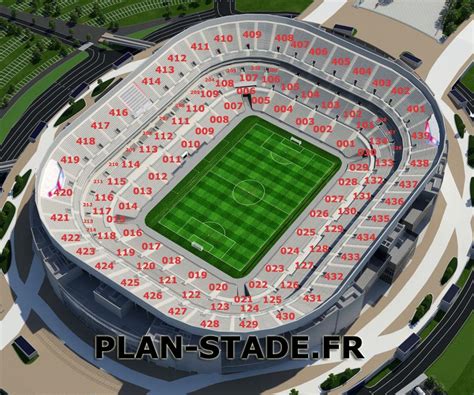 Plan Du Groupama Stadium Lyon