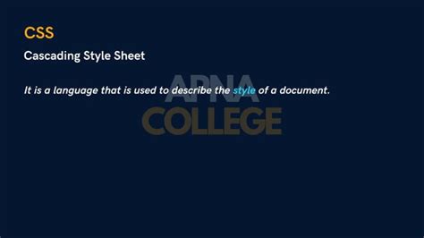 Css Notes In Pdf Easy To Understand For Beginner To Advanced D Pdf